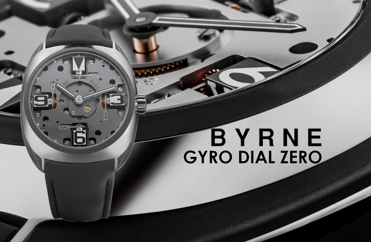 バーン BRYNE | GYRO DIAL ZERO BLACK ジャイロ・ダイヤル・ゼロ ブラック ｜ 大阪で腕時計のお求めは正規時計専門店 ...