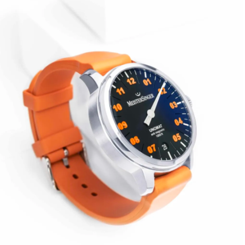 マイスタージンガ― MEISTERSINGER | UN902OLU ウノマット ブラック・ウイズ・オレンジ ｜ 大阪で腕時計のお求めは正規 ...