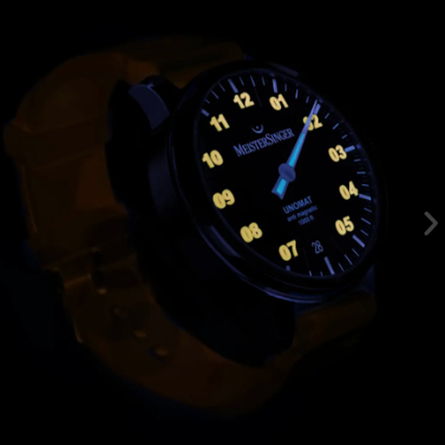 マイスタージンガ― MEISTERSINGER | UN902OLU ウノマット ブラック・ウイズ・オレンジ ｜ 大阪で腕時計のお求めは正規 ...